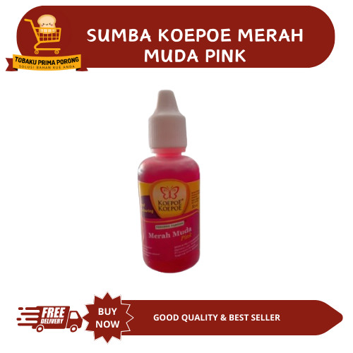 Jual PEWARNA KOEPOE KOEPOE MERAH MUDA PINK 30ML - SUMBO KOEPOE WATER ...