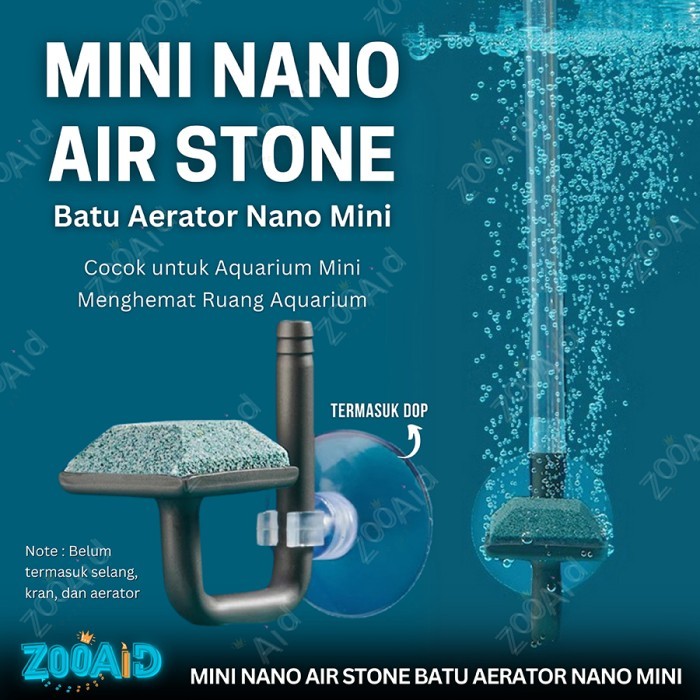 Jual Mini Nano Airstone Batu Gelembung Udara Kecil Airator Aerator ...