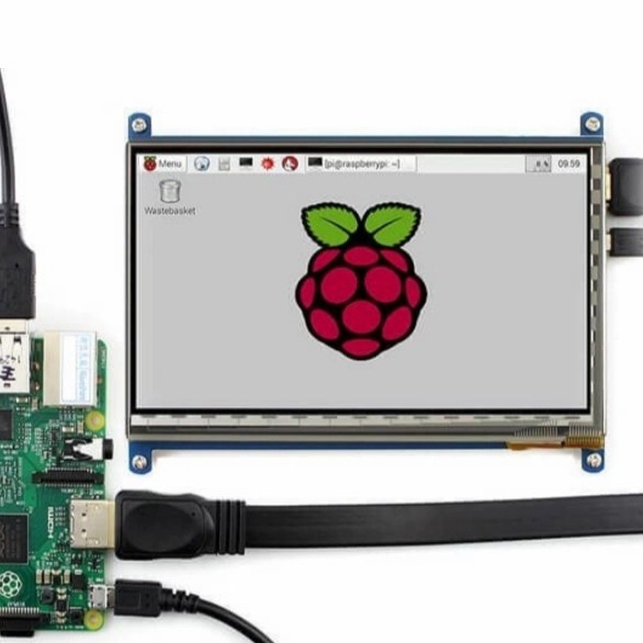 Jual LCD 7 INCH 7" RASPBERRY PI HDMI TOUCHSCREEN 1024X600 7INCH MONITOR PC by Inspire id ...
