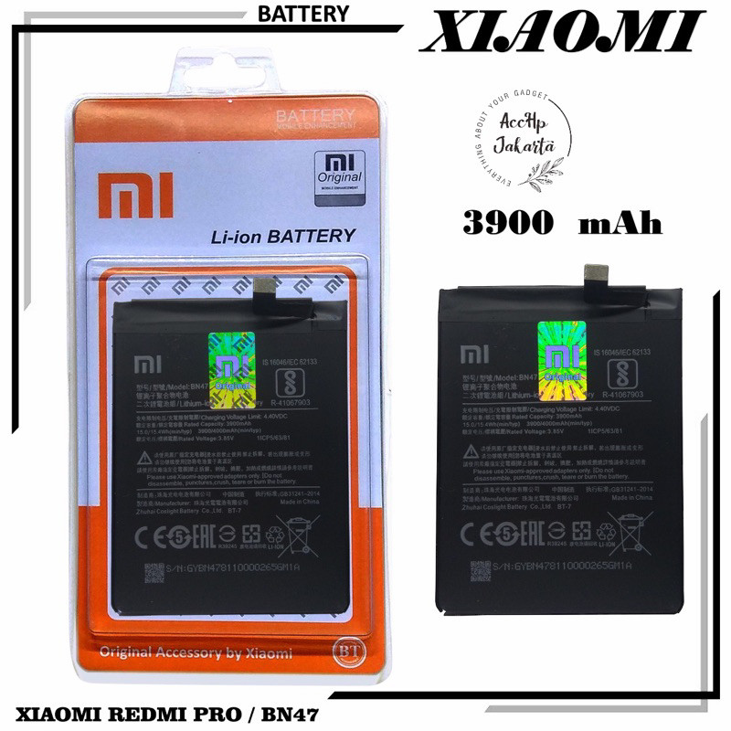 Jual Baterai XiaoMi Redmi 6 Pro / Mi 2A Lite BN 47 Original - Battery Batrai Batre BN47 Xiao Mi ...
