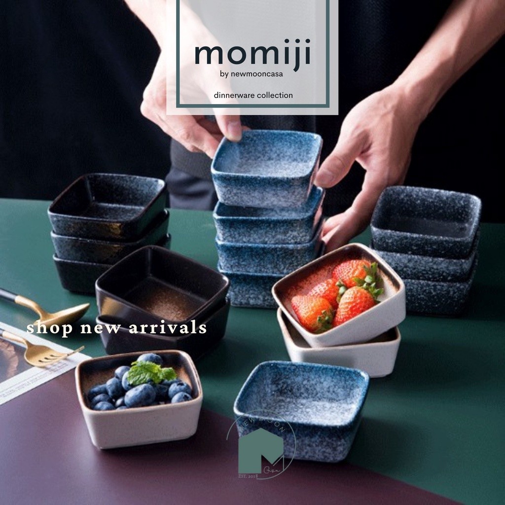 Jual MOMIJI PLATE - Snack dish piring mangkok cemilan keramik properti ...