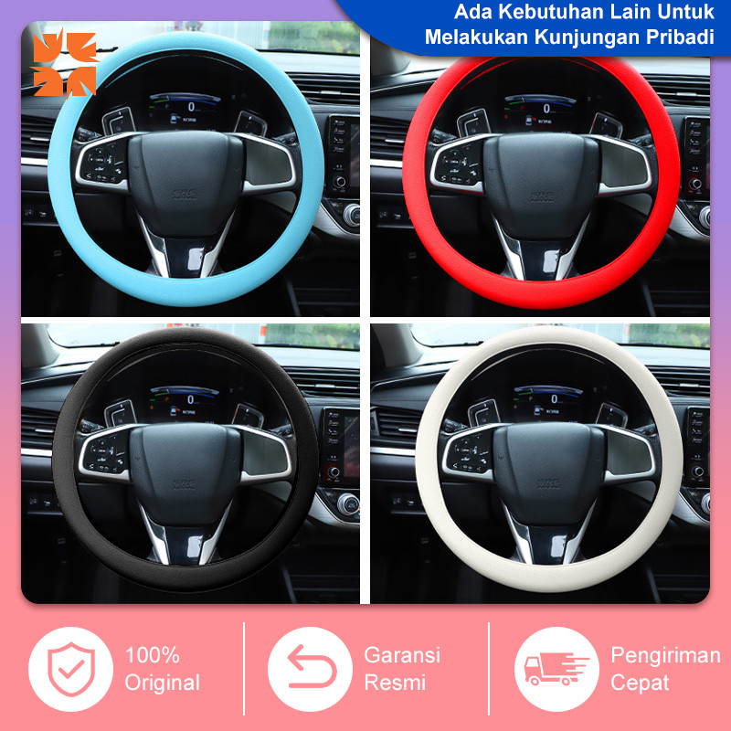 Jual Cover Stir Sarung Stir Mobil Bahan Silikon Penutup Roda Kemudi ...