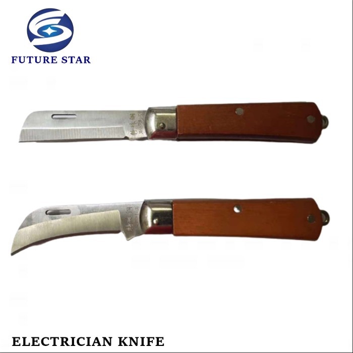 Jual Pisau Kabel Bengkok Lurus 8" Import / Pisau Kupas Kabel Lurus ...