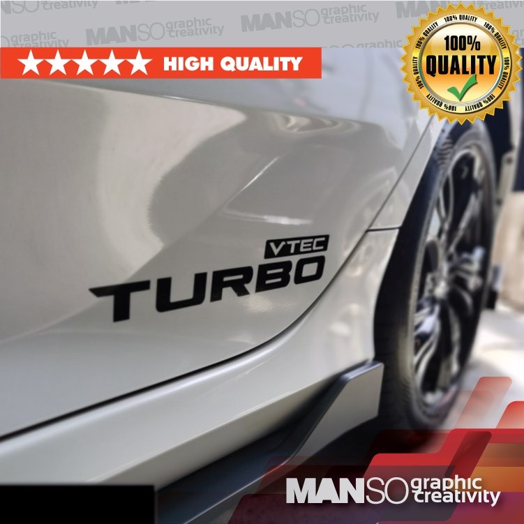 Jual Vtec Turbo Honda Civic Side Sticker Civic FC (ONE PAIR) | Shopee ...