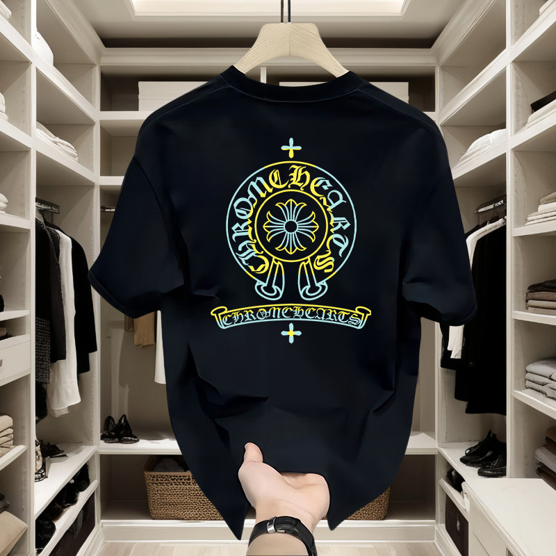 Jual Kaos Chrome Hearts t-shirt untuk pasangan dengan pria yang memakai ...