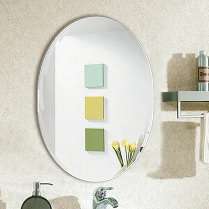 Jual Stiker Cermin Kaca Dinding Oval Anti Pecah Acrylic Kaca Cermin ...