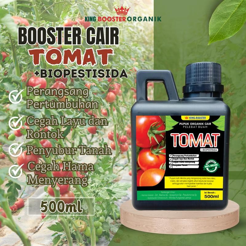Jual Pupuk Booster Cair tomat, booster tomat melebatkan, memaksimalkan hasil panen kemasan 500ML ...