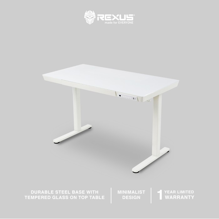 Jual Standing Desk REXUS Gaming Elvate RXD-128 Electric with Tempered ...