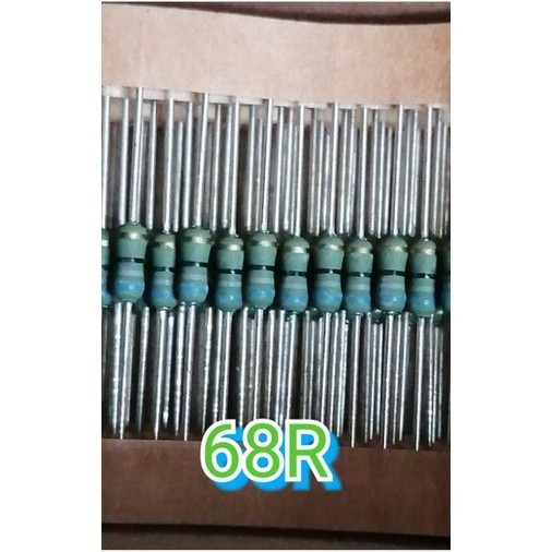 Jual RESISTOR 68R, 1/2 wat. BODY,1/4 WAT ORIGINAL JAPAN | Shopee Indonesia