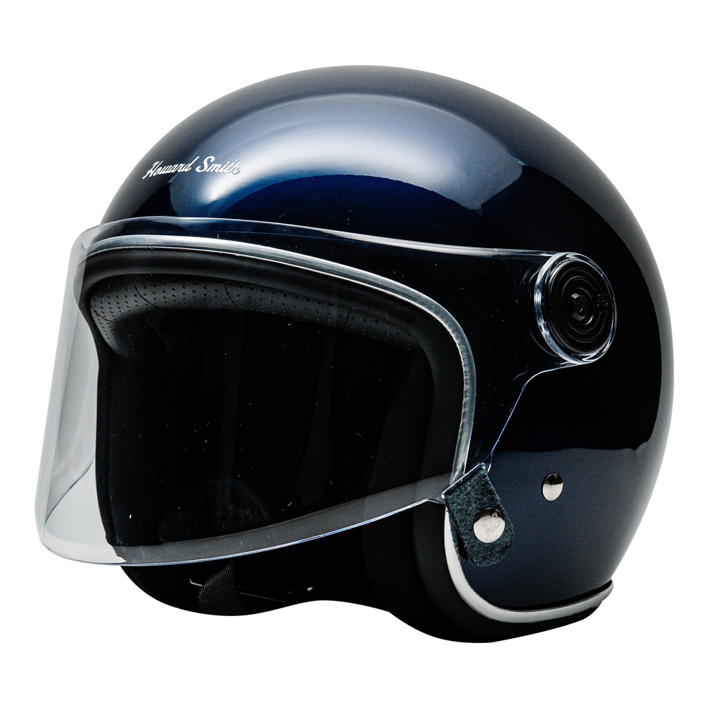 Jual Howard Smith Jetter Retro Helm Half Face - Midnight Blue | Shopee Indonesia