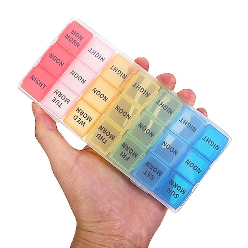 Jual Kotak Obat Harian Colorful Kotak Pil 7 Hari Kotak Tempat ...