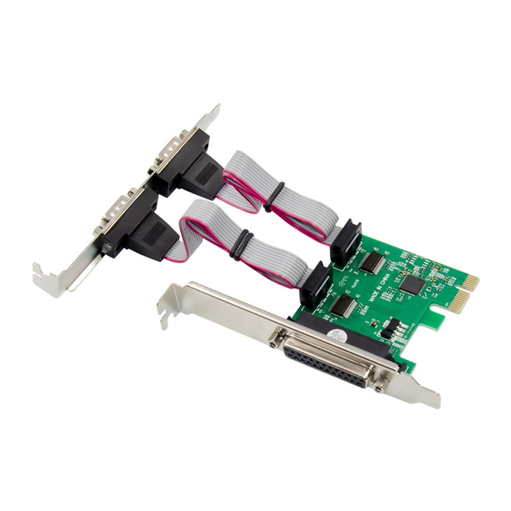 Jual PCIE Serial Parallel Control Card AX99100 RS232 Serial Port ...