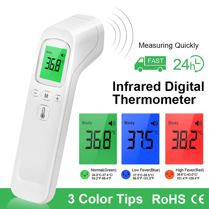 Jual 3 Tips Warna/ Termometer Digital/termometer Suhu Badan/termometer ...