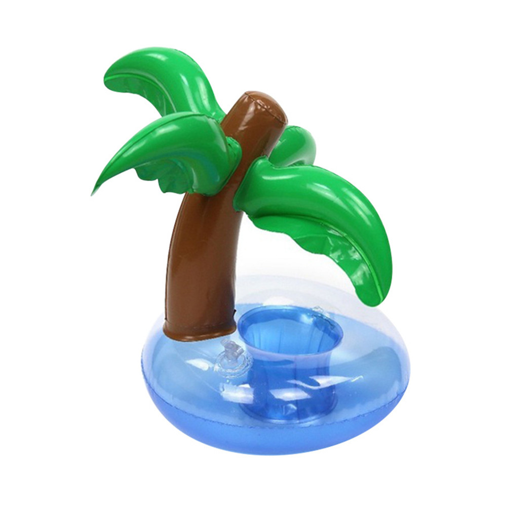 Jual Inflatable Coconut Tree Drink Cup Stand Holder Summer Swimming ...
