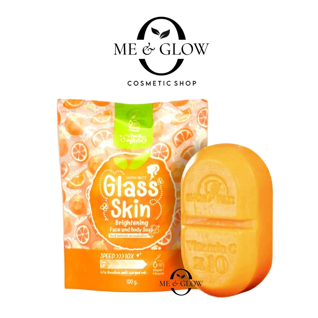 Jual SHOW NAII GLASS SKIN BRIGHTENING FACE & BODY SOAP 100g - SABUN ...