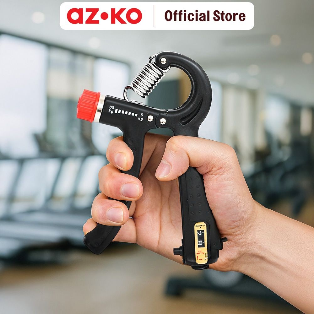 Jual AZKO Kinetic Hand grip Adjustable Dengan Counter Alat Olahraga ...