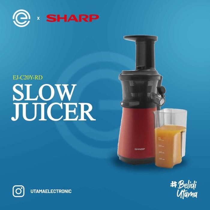Jual SHARP Premium Slow Juicer - EJ-C20Y-RD - MERAH | Shopee Indonesia