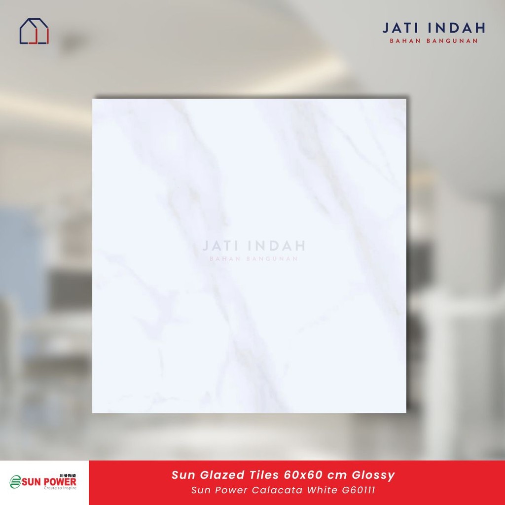 Jual Semi Granite Lantai & Dinding Glossy 60X60 cm Sun Power Calacata ...