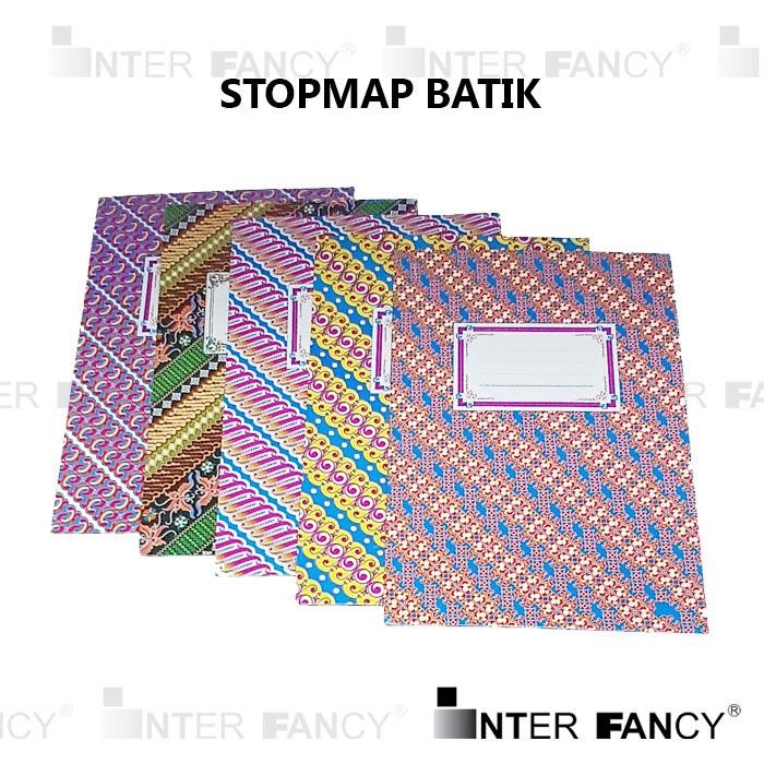 Jual Stopmap Batik Folio Map Kertas Batik Map Dokumen, bahan Kertas ...