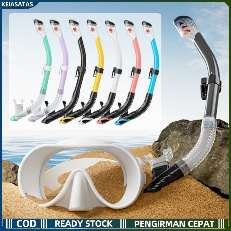 Jual 【KElASATAS】Snorkel Selam Kering Sepenuhnya Snorkeling Pipa Selang ...