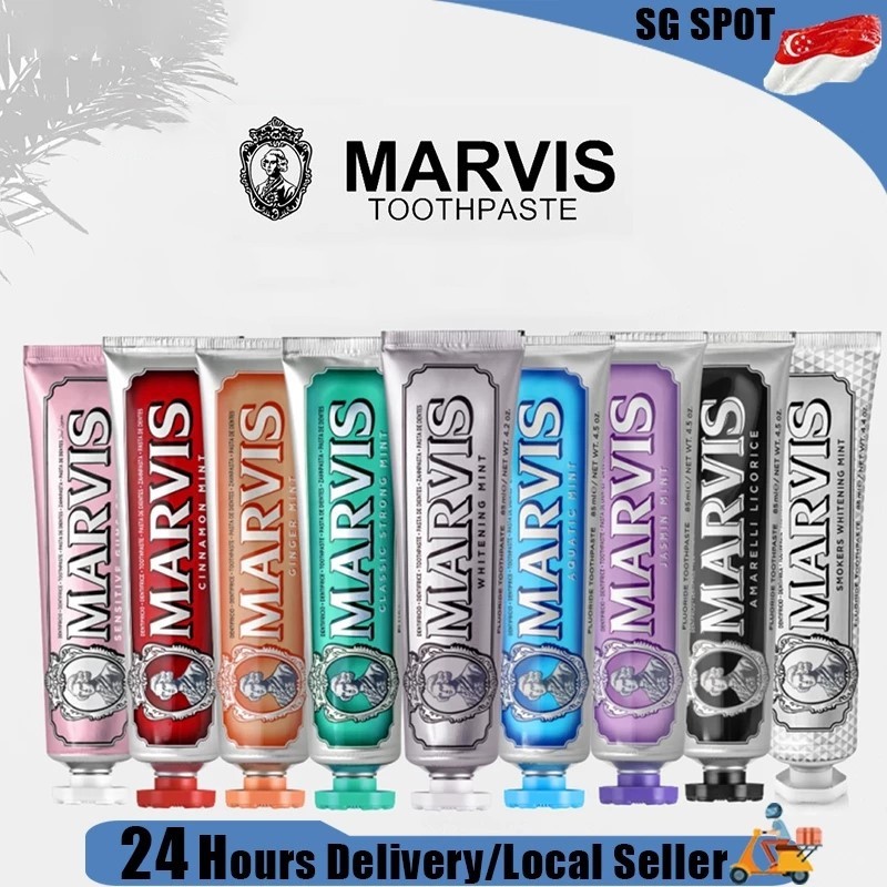 Jual Marvis Whitening Mint Toothpaste / Marvis Whitening Mint Pasta Gigi 85gr / Smokers ...