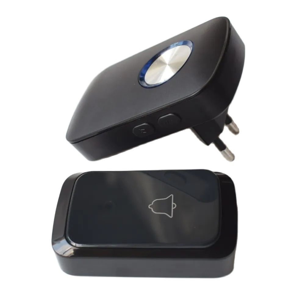 Jual Waterproof Wireless Doorbell A28 LED Light Home Calling Bell Ring ...