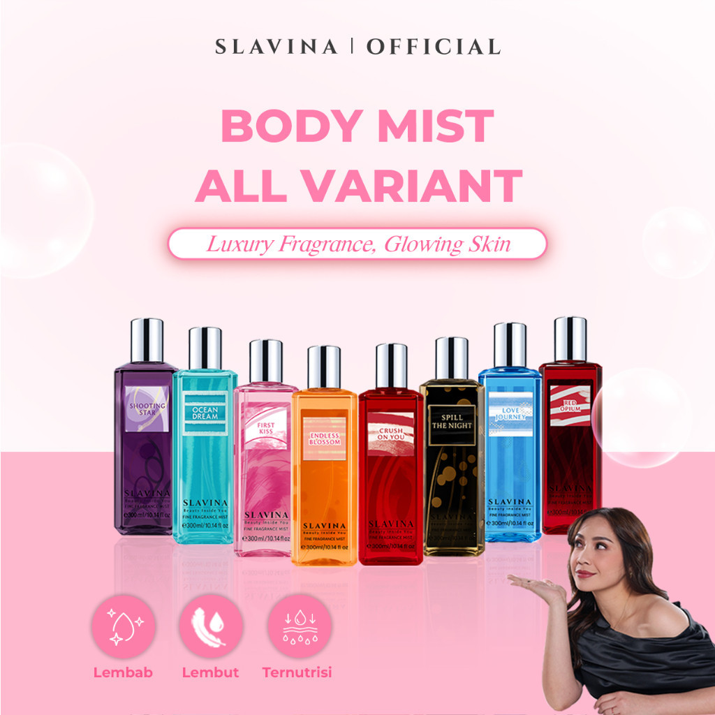 Jual SLAVINA Body Mist | Fragrance Parfum Wangi Nagita Slavina Awet ...
