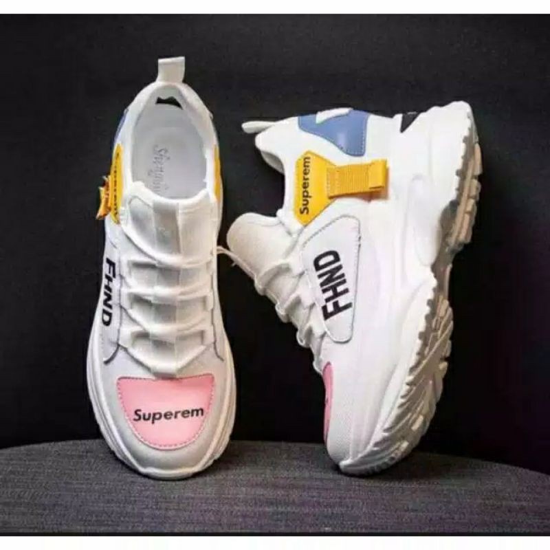 Jual Sepatu sneaker wanita korea FHND BG-709 | Sepatu Sneaker Wanita ...