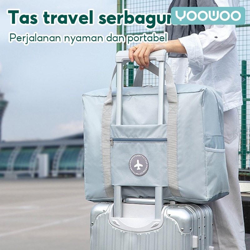Jual YooWoo Tas travel besar lipat hand carry anti air Travel fold bag ...