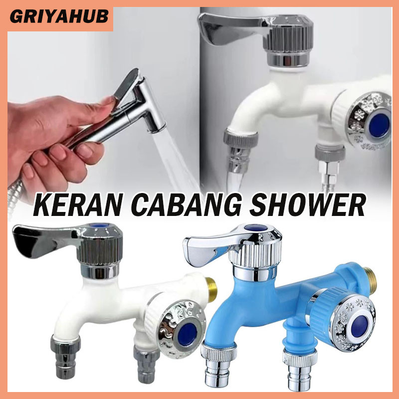 Jual Kepala Keran Air 2 Cabang/Keran Cabang/Keran Cabang Engkol Dua ...