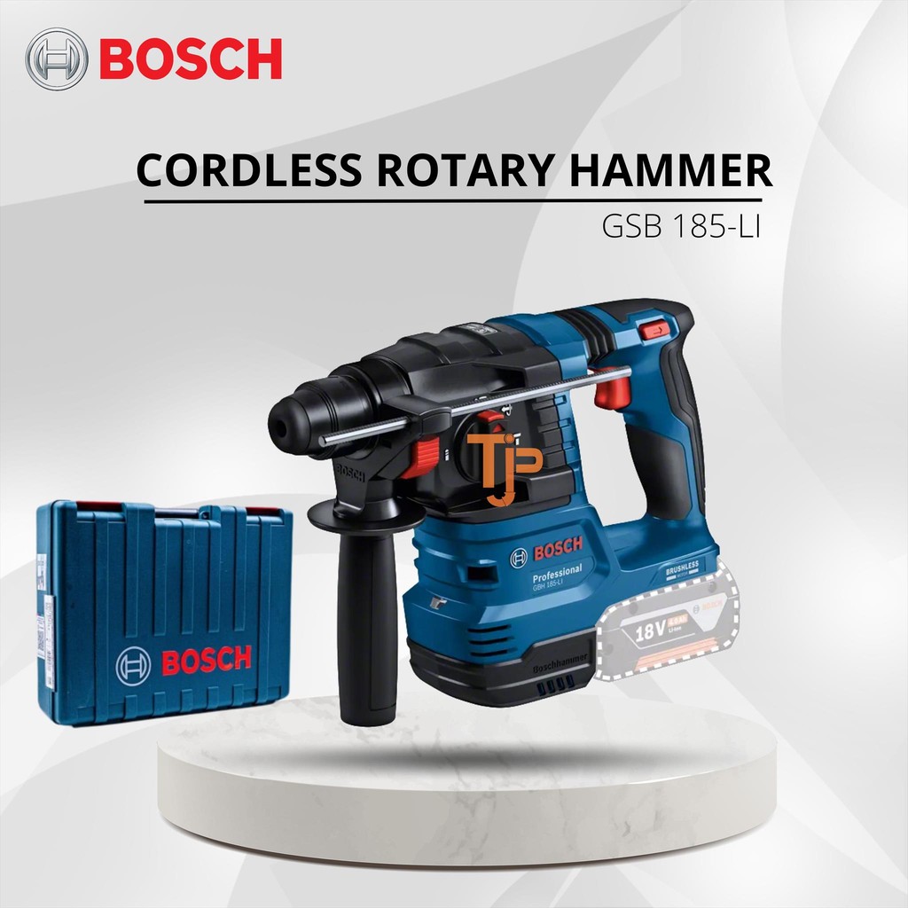 Jual BOSCH MESIN BOR BETON/BOSCH GBH185-LI CORDLESS ROTARY HAMMER 18V ...