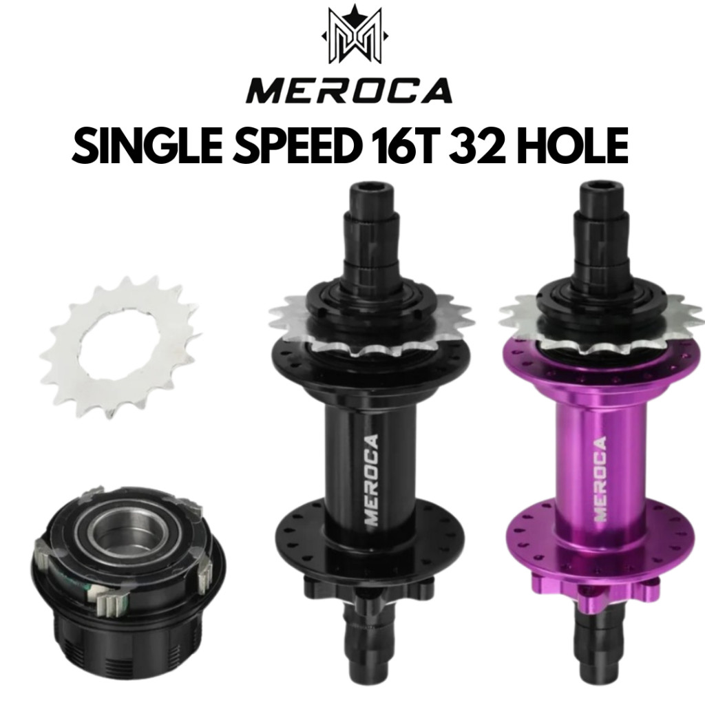 Jual (hirtherowan) Meroca Hub Freehub Single Speed Disc Brake 32 Hole ...