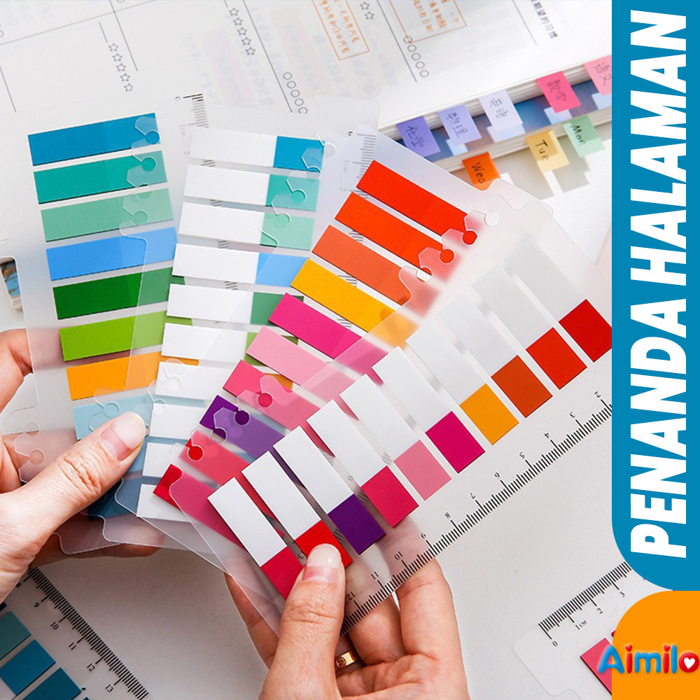 Jual Aimilo - 200 Lembar Sticky Notes Penanda Halaman Index Page Marker ...