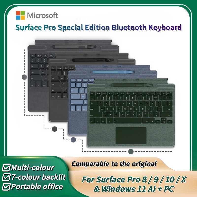 Jual 2025 New Color Microsoft Surface Pro 8/9/X/10/11 Bluetooth ...