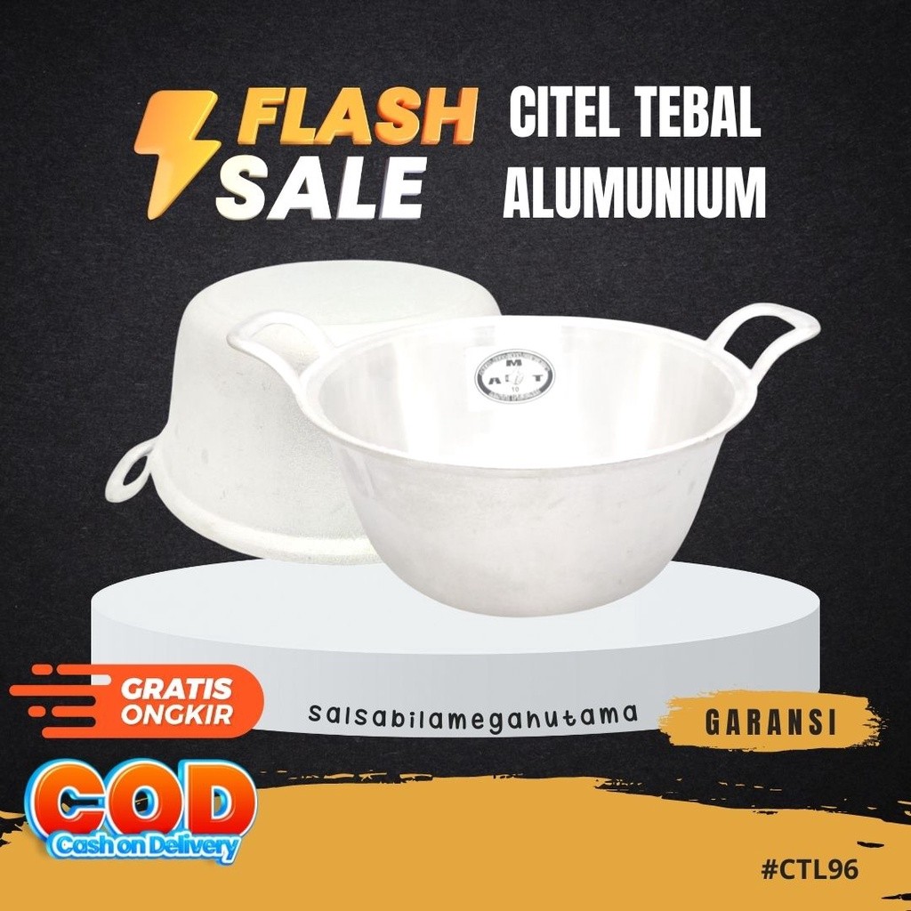 Jual CTL96 - citel panci katel / citel wajan katel - Citel No 10 12 14 ...