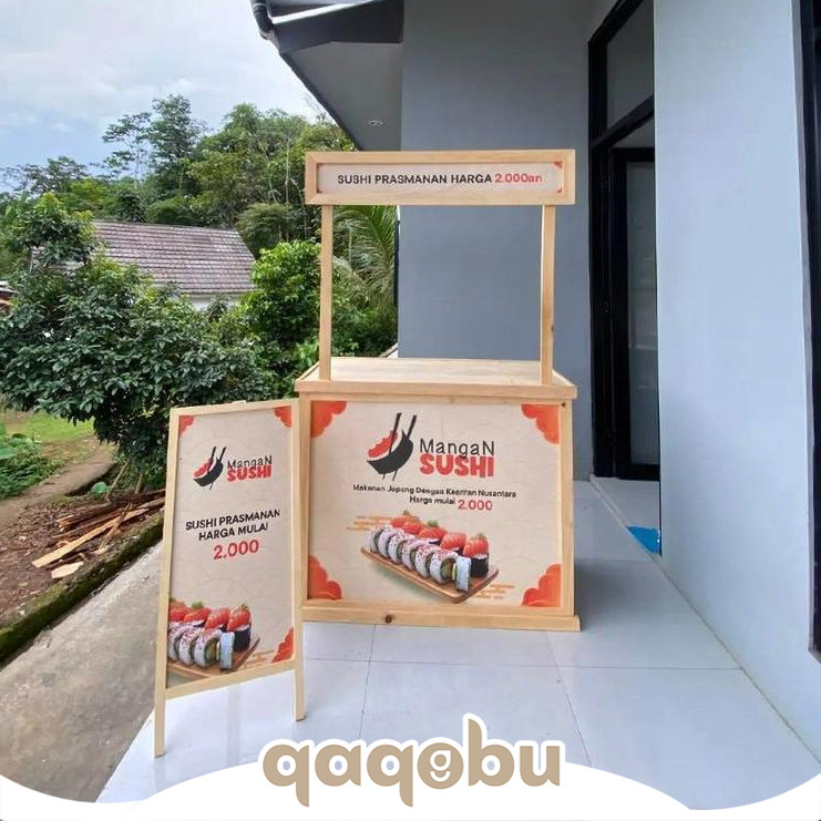 Jual Booth Portable Lipat Kayu Pinus Premium – Meja Usaha Jualan Food ...