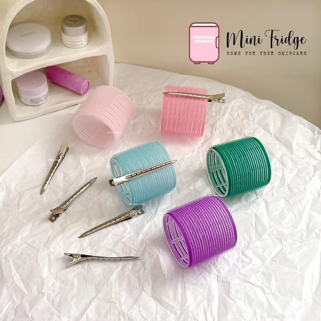 Jual LEIA Roll Rambut 6.4x6cm FREE JEPITAN Thermal Hair Roller Curler ...