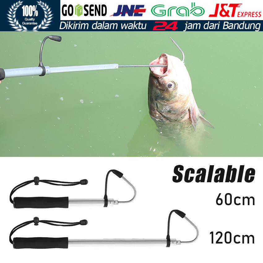 Jual 60/120CM Gancu Pengait Ikan Teleskopik / Spear hook telescopic ...