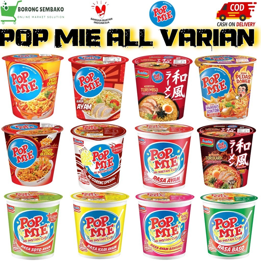 Jual Pop Mie All Varian | Shopee Indonesia