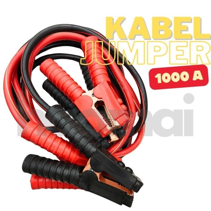 Jual Kabel Jumper Aki Mobil 1000 AMP 2.5M Full Copper Booster Cable 1000A Tembaga | Shopee Indonesia