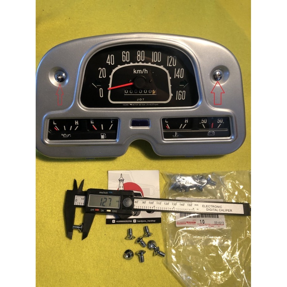 Jual sekrup mur baut bolt speedo meter speedometer hardtop fj40 bj40 ...