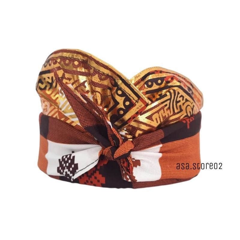 Jual NNDY Udeng Bali tradisional Prada topi Adat khas Bali Ikat Kepala ...