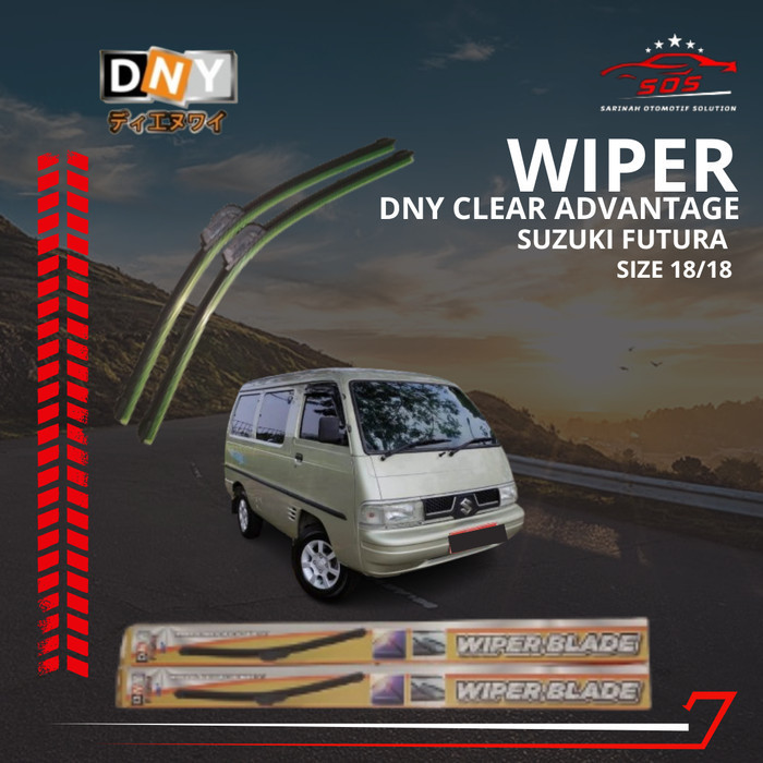 Jual Wiper Depan Suzuki Carry Futura Mitsubishi T120SS Frameless MURAH ...