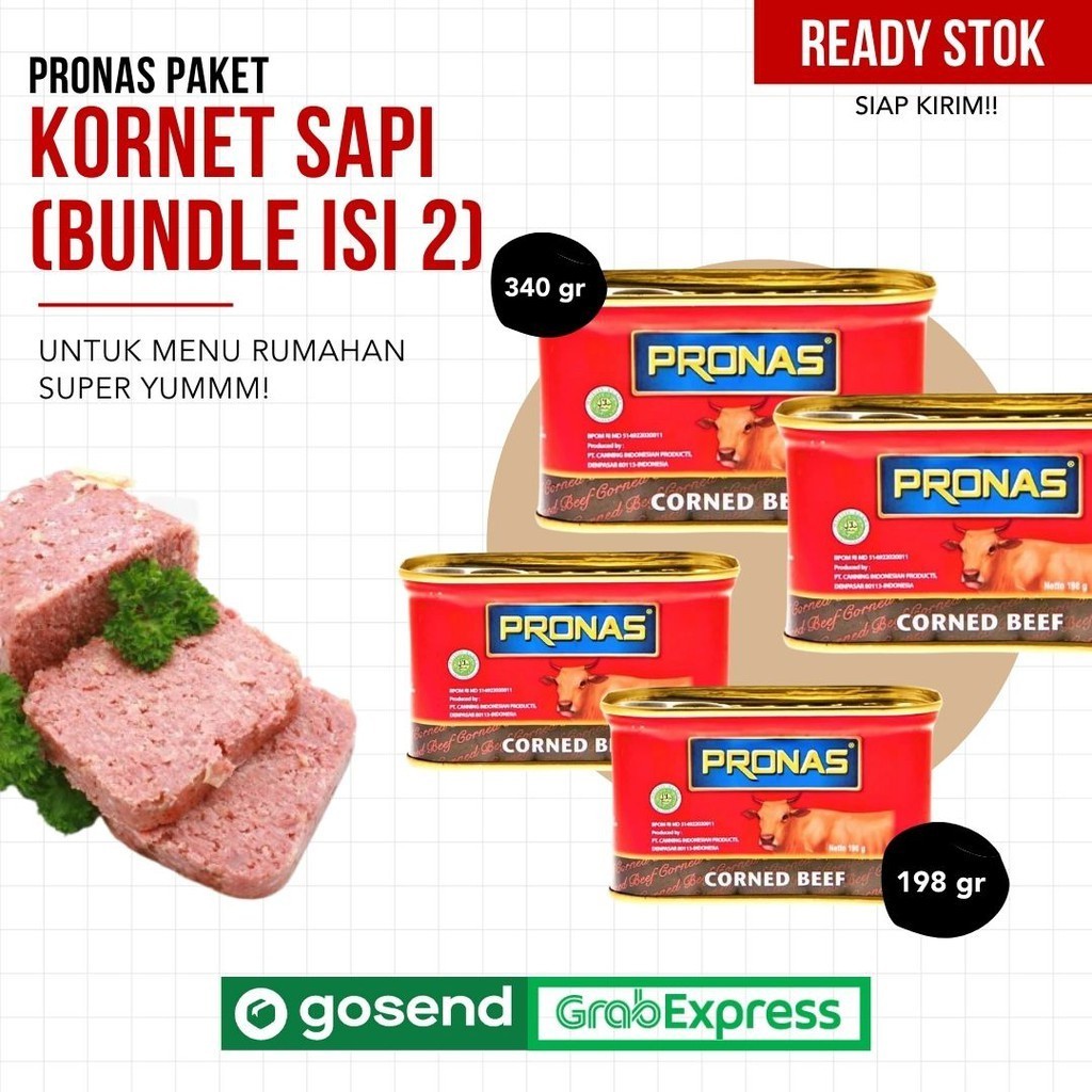 Jual Pronas Sapi Paket Bundle Isi 2 / Pronas 340gr + Pronas 198 gr ...