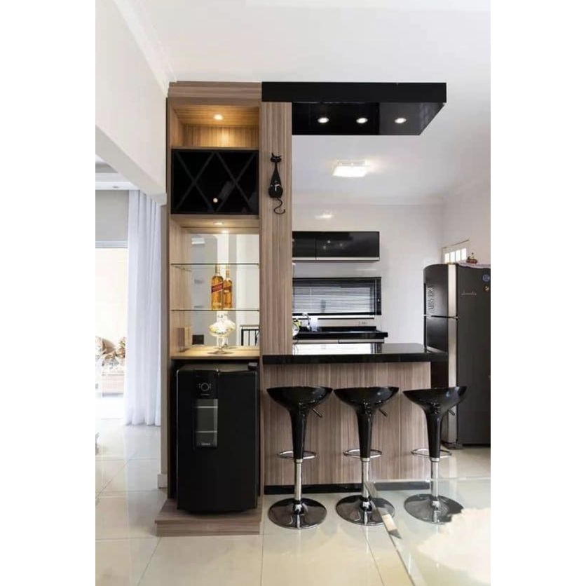 Jual Olsen Meja Bar Mini Bar Minimalis Modern Full Set 120 Cm Dan 150 ...