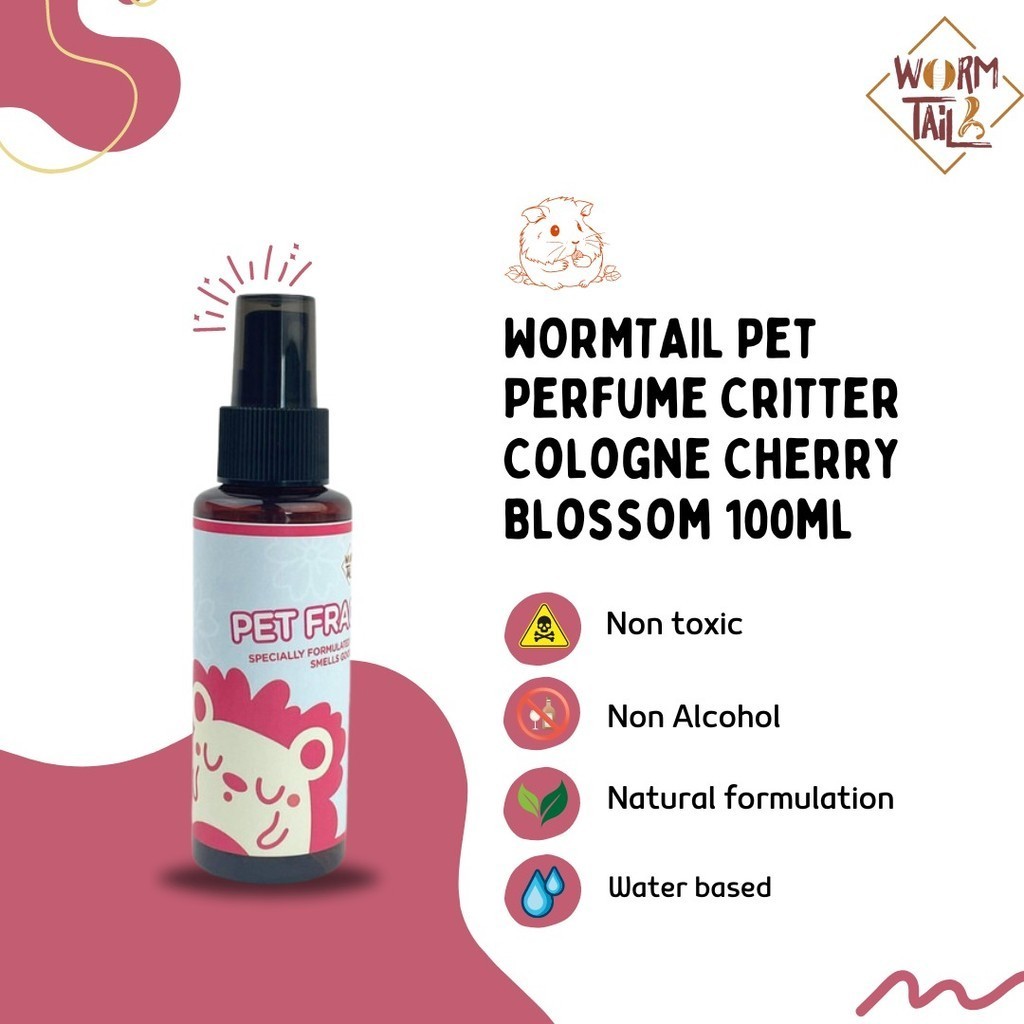 Jual WORMTAIL Pet Perfume Critter Cologne Cherry Blossom 100ml | Shopee Indonesia