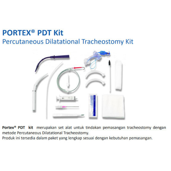 Jual PDT Kit Percutaneous Dilatational Tracheostomy Kit Portex | Shopee Indonesia