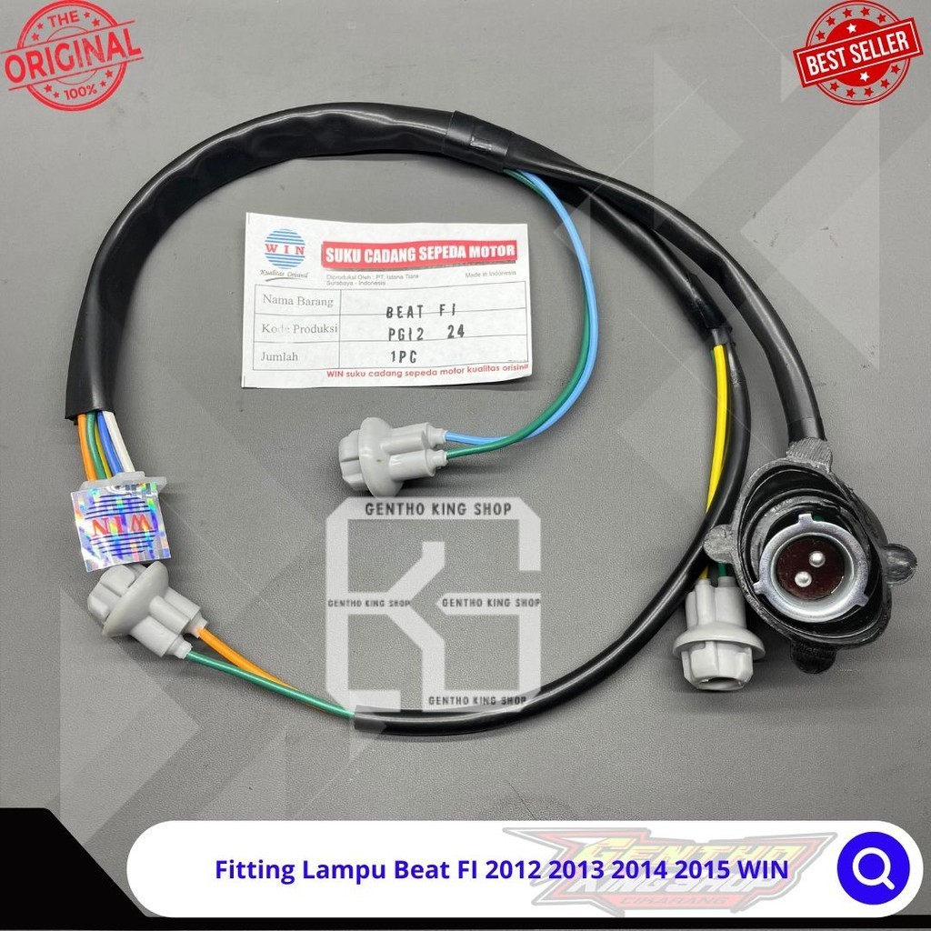 Jual Fitting Lampu Beat FI 2012 2013 2014 2015 WIN | cop fiting piting ...