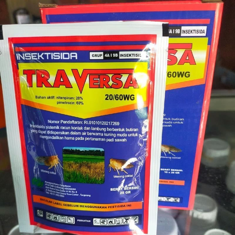 Jual Insektisida wereng Traversa 25 gr Kebun Kebun | Shopee Indonesia