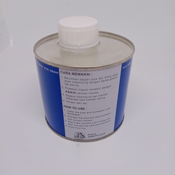 Jual Lem Asahi Kaleng 400 Gram / Lem Pipa Paralon / Lem Pvc | Shopee ...